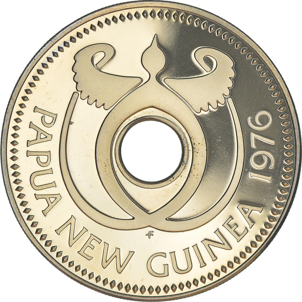 Coin, Papua New Guinea, Kina, 1976, Franklin Mint, Proof, | Australian ...