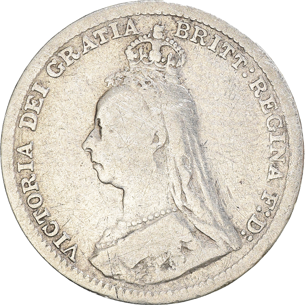 Coin, Great Britain, Victoria, 3 Pence, 1891, , Silver, KM:758