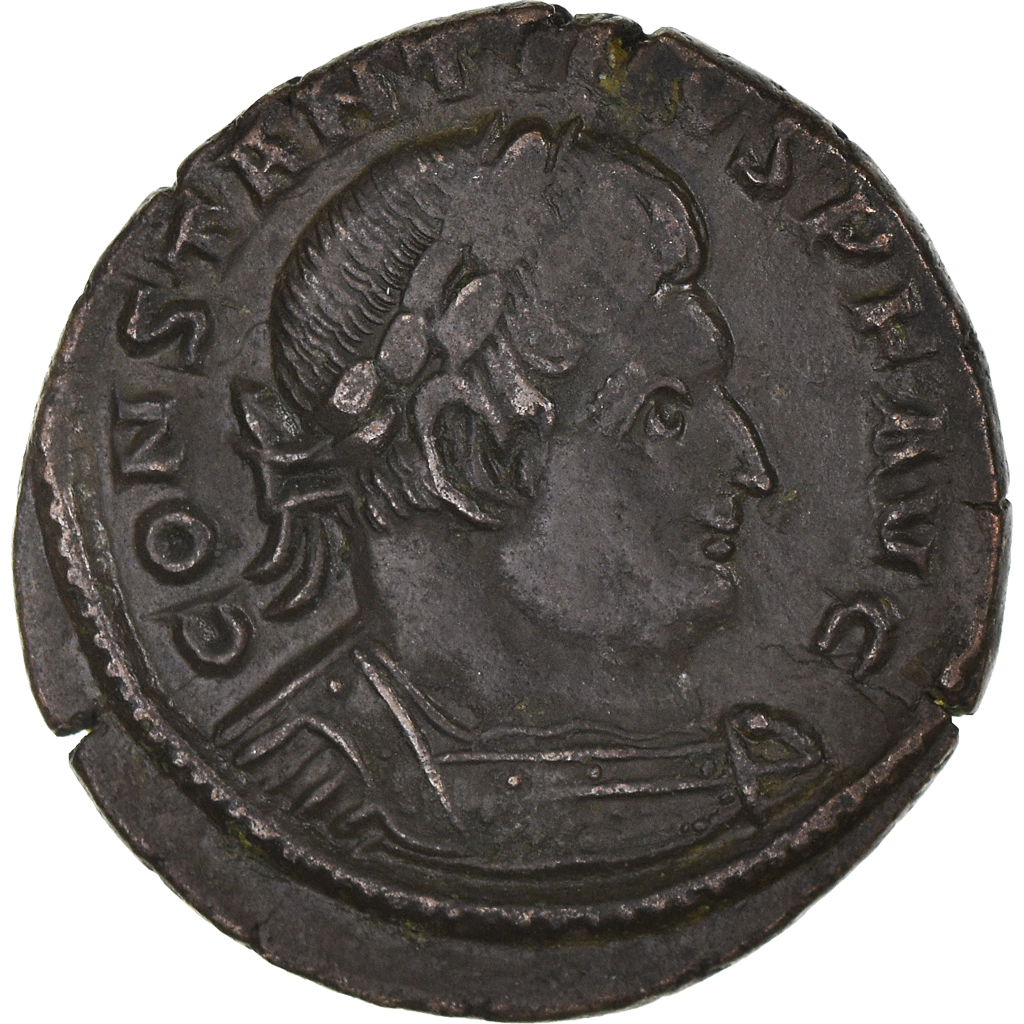 Coin, Constantine I, Nummus, 316-317, Trier, , Copper, RIC:105