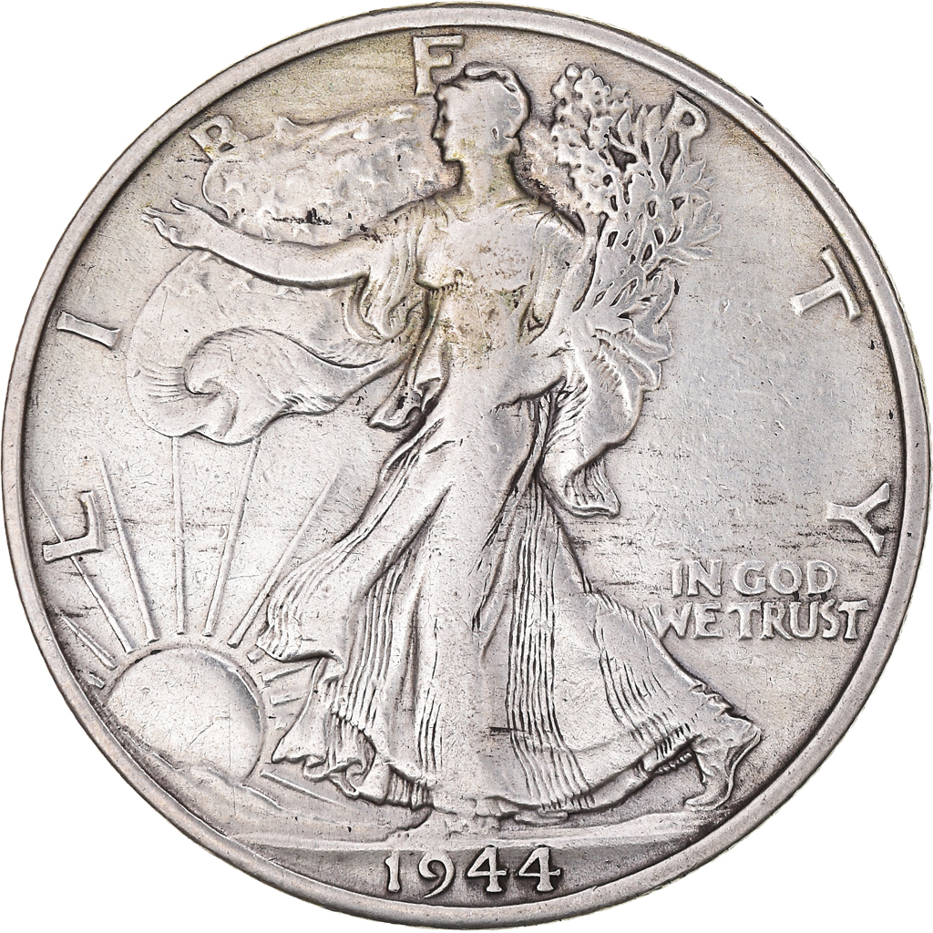Coin, United States, Half Dollar, 1944, San Francisco, , Silver, KM:142