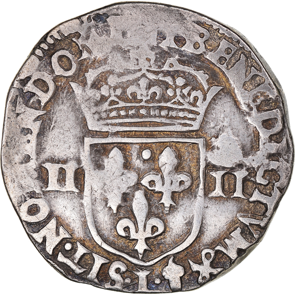 Coin, France, Henri IV, 1/4 Ecu, 1600, Bayonne, , Silver, Duplessy:1224