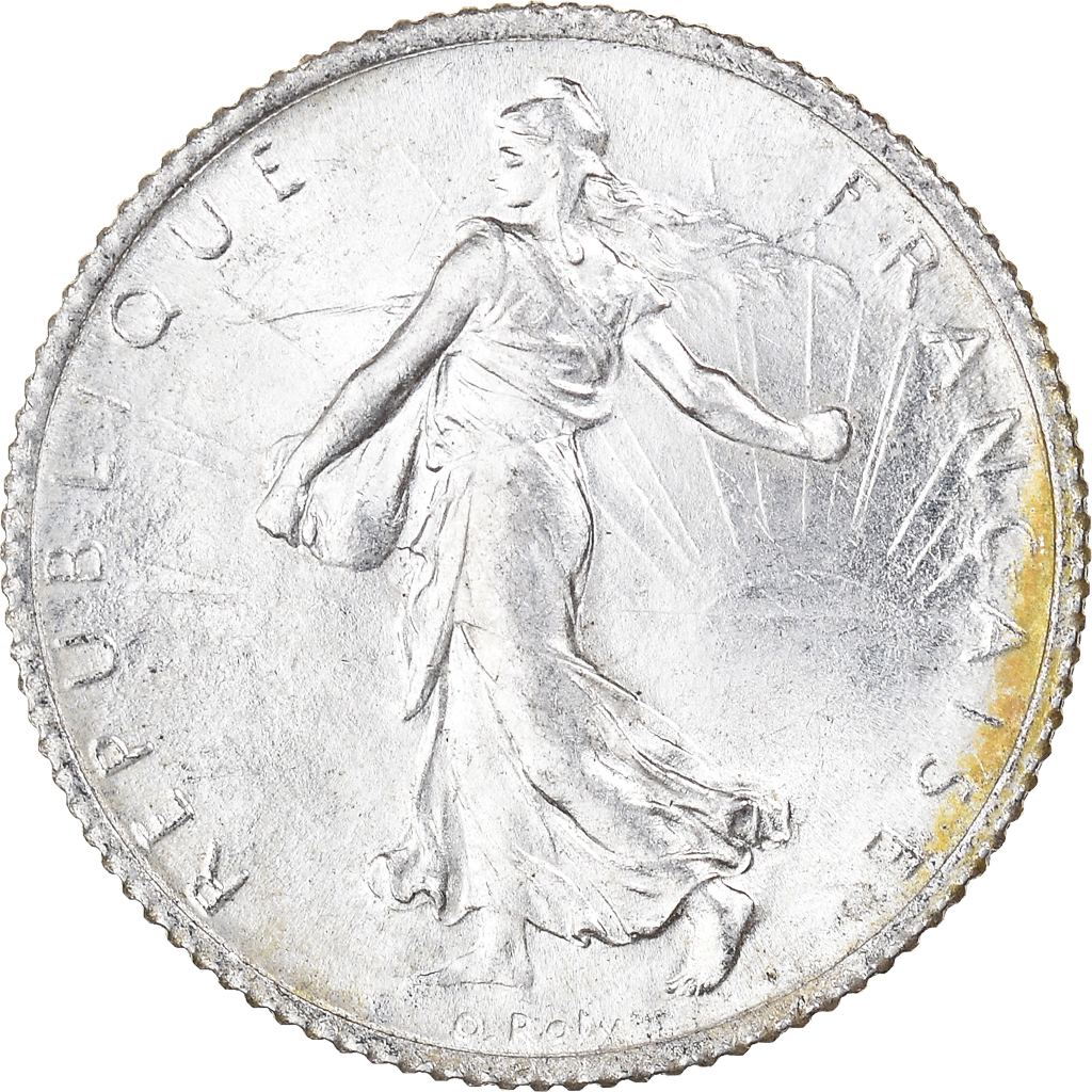 Coin, France, Semeuse, Franc, 1912, Paris, , Silver, KM:844.1