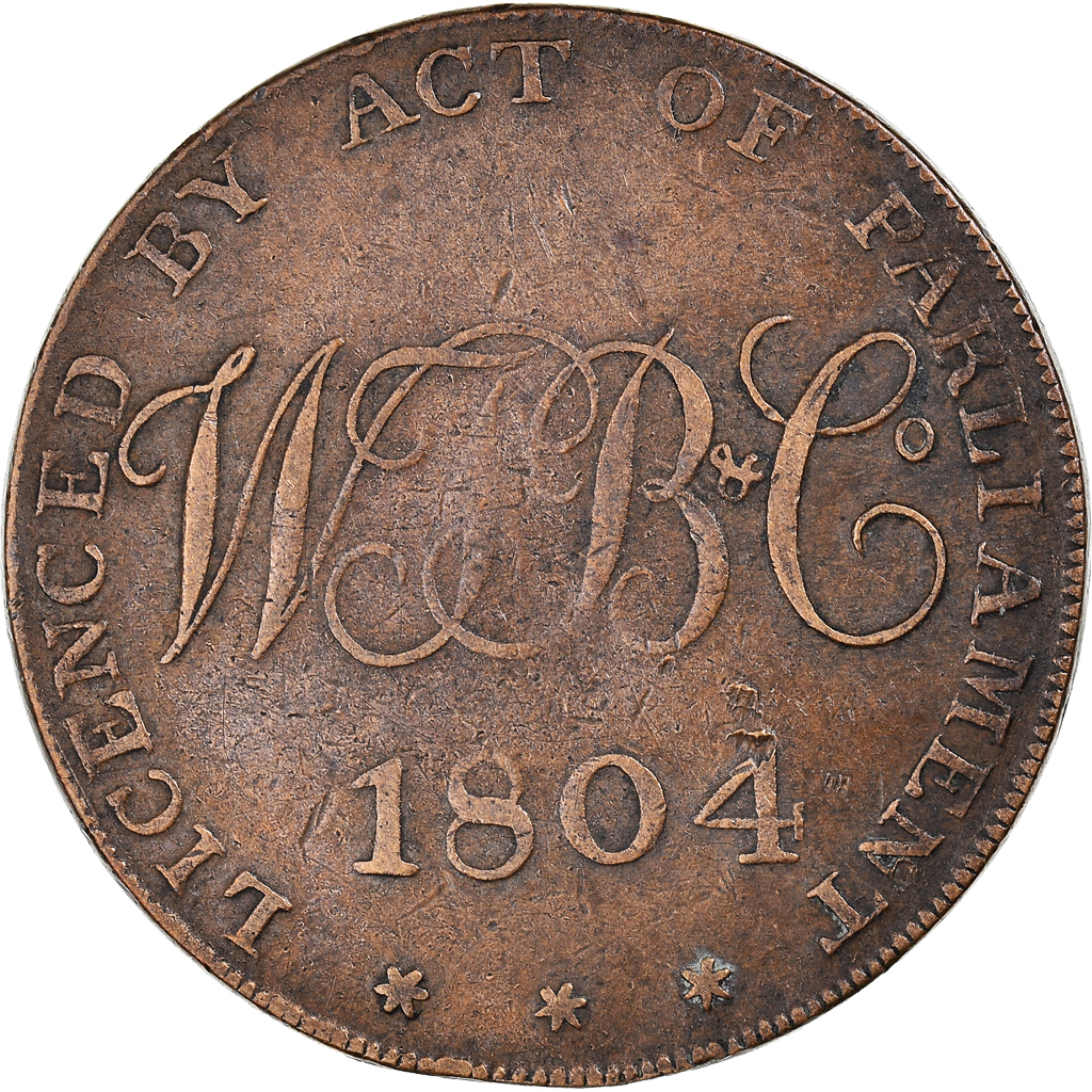 [#846428] moneda, irlanda, halfpenny token, 180 - Comprar Monedas ...