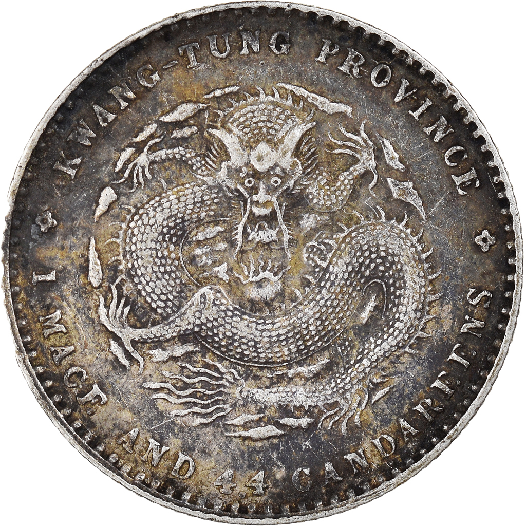 Coin, China, KWANGTUNG PROVINCE, Kuang-hs, 20 Cents, Undated (1890-1908)