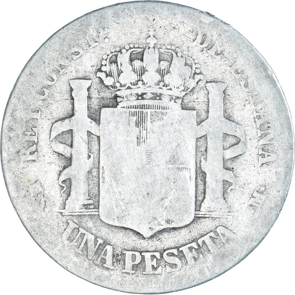 [#846983] moneda, españa, alfonso xii, peseta, - Compra venta en ...