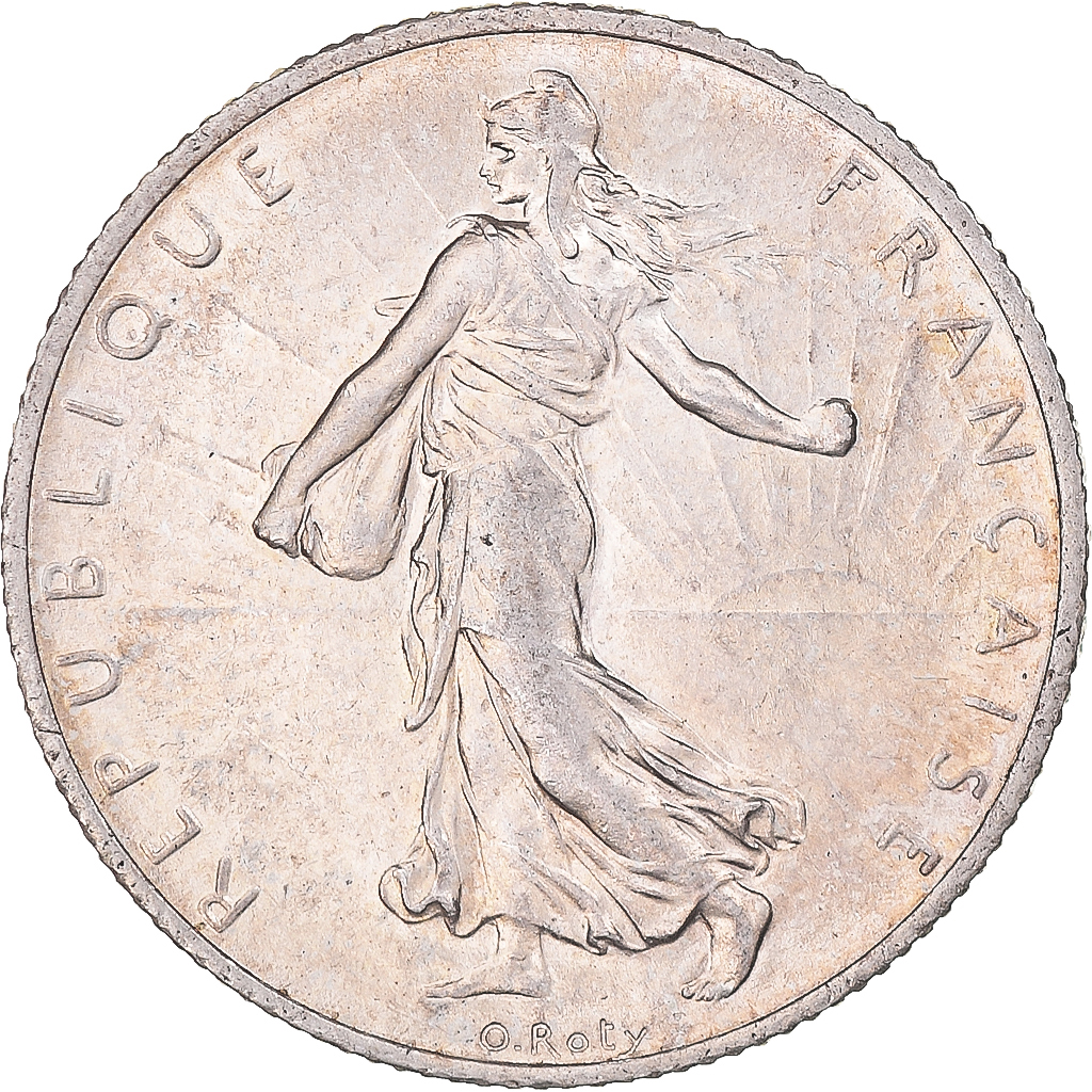 Coin, France, Semeuse, 2 Francs, 1917, Paris, , Silver, KM:845.1