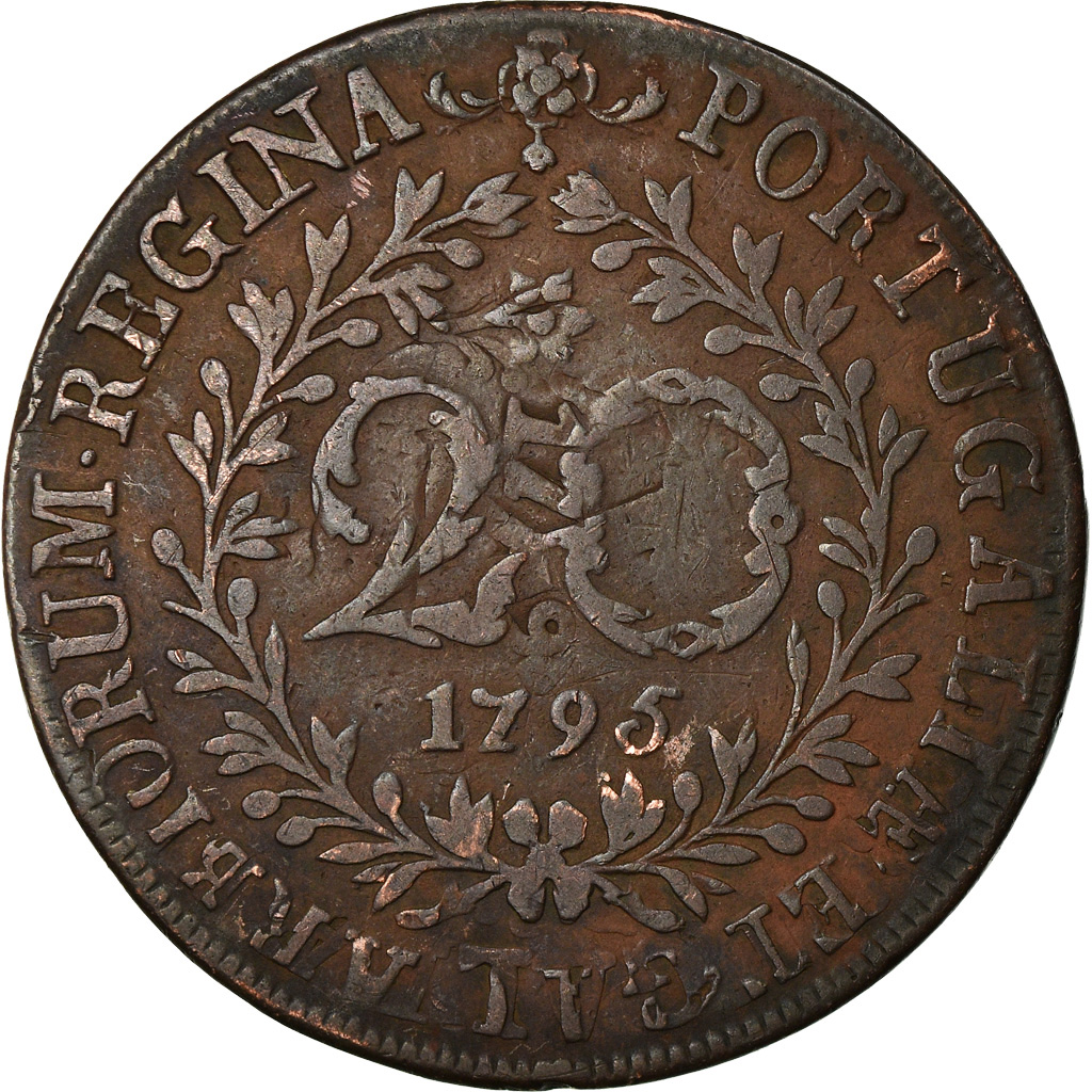 Coin, Azores, 20 Reis, 1795, , Copper, KM:3 | European Coins