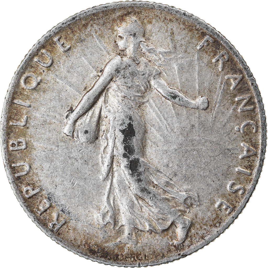 Coin, France, Semeuse, 50 Centimes, 1909, Paris, , Silver, KM:854