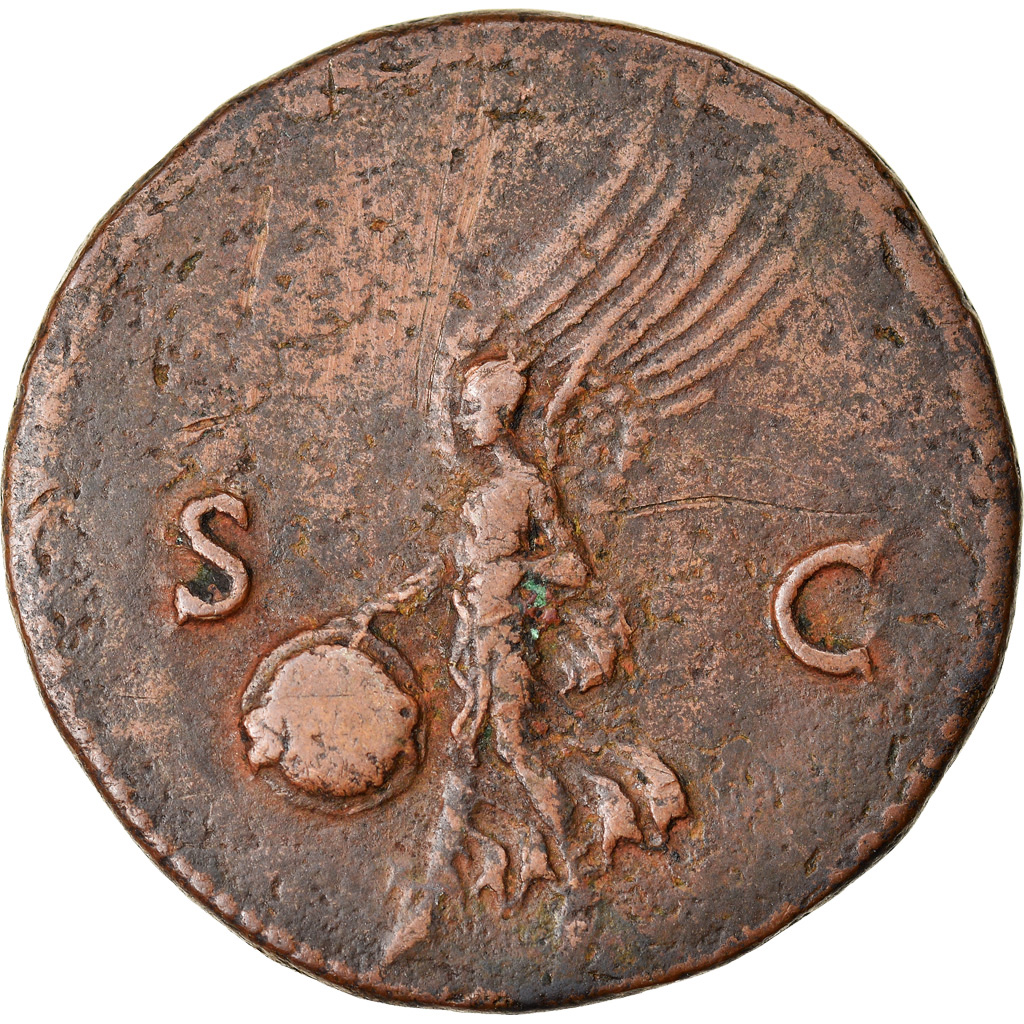 Coin, Nero, Dupondius, Rome, , Bronze, RIC:196 | Roman Imperial Coins