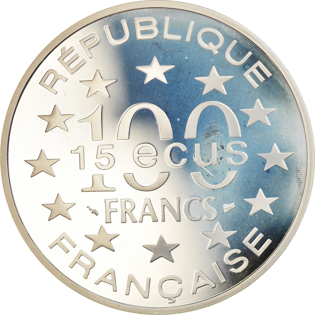 Coin, France, Parthénon, 100 Francs-15 Ecus, 1995, Proof, , Silver