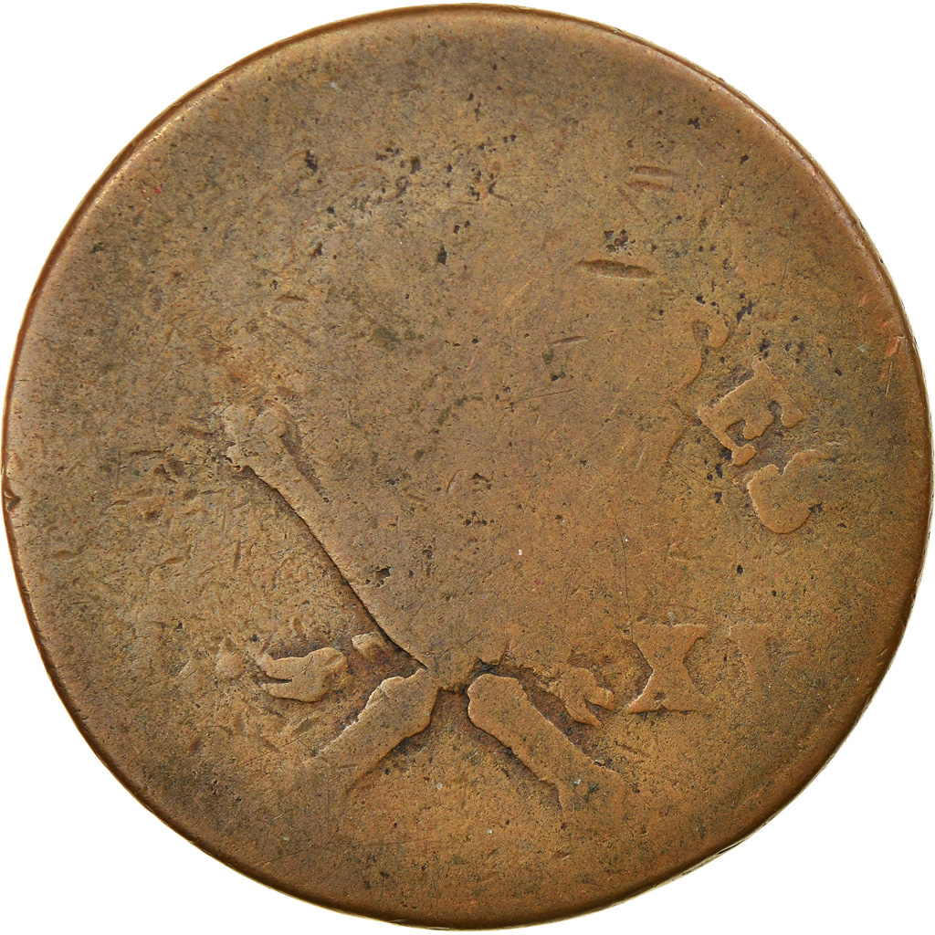 Coin, FRENCH COLONIES, Louis XV, 12 Deniers, Sol, 1767, Paris, , Bronze