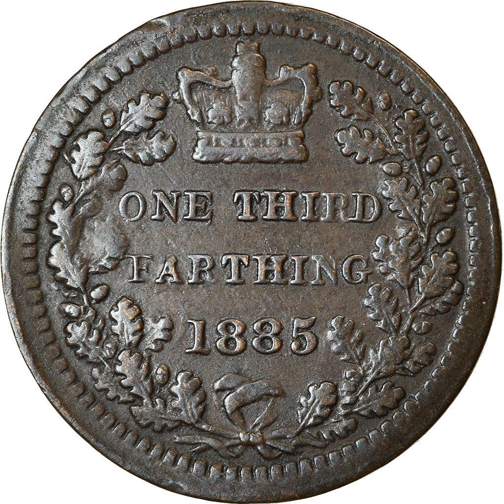 Coin, Great Britain, Victoria, 1/3 Farthing, 1885, , Bronze, KM:750