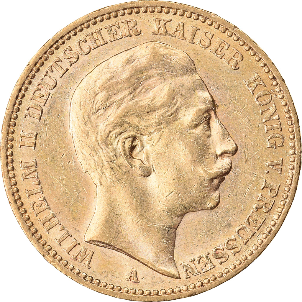 Coin, German States, PRUSSIA, Wilhelm II, 20 Mark, 1903, Berlin,