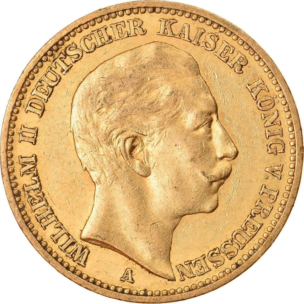 Coin, German States, PRUSSIA, Wilhelm II, 20 Mark, 1892, Berlin,