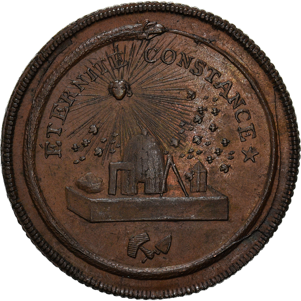 France, Token, Franc-Maçonnerie, Orient de Paris, , Copper | Tokens ...