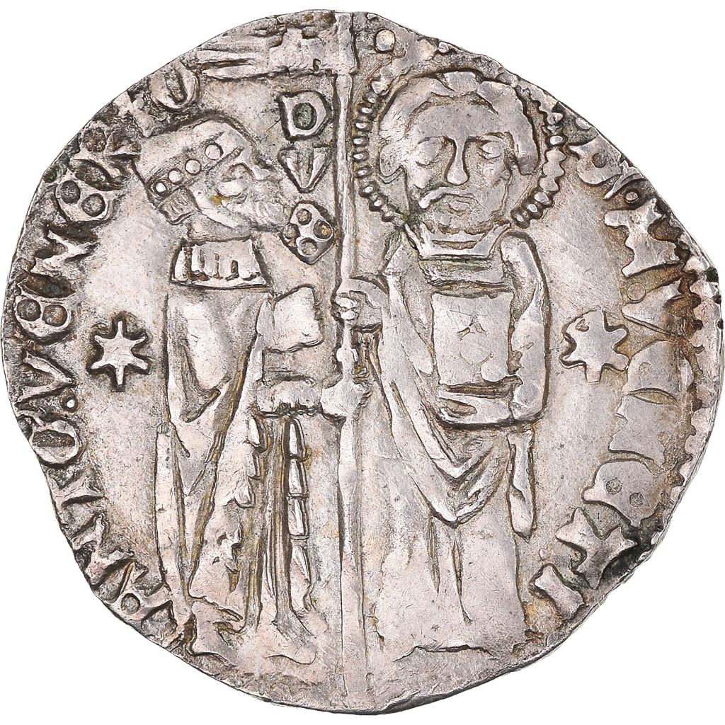 Coin, ITALIAN STATES, VENICE, Antonio Venier, Grosso Matapan, Venice,