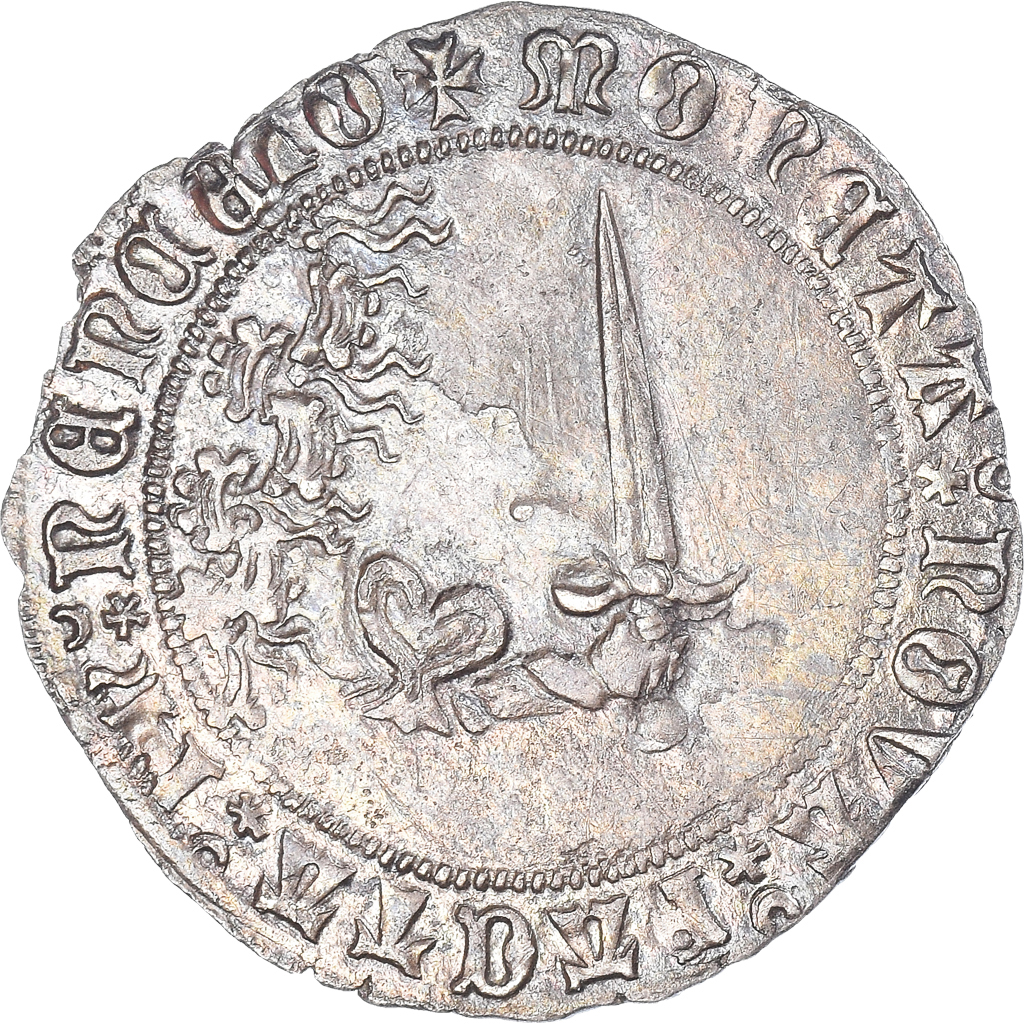 Coin, FRENCH STATES, LORRAINE, René II, Gros ou 1/2 Plaque, Nancy,