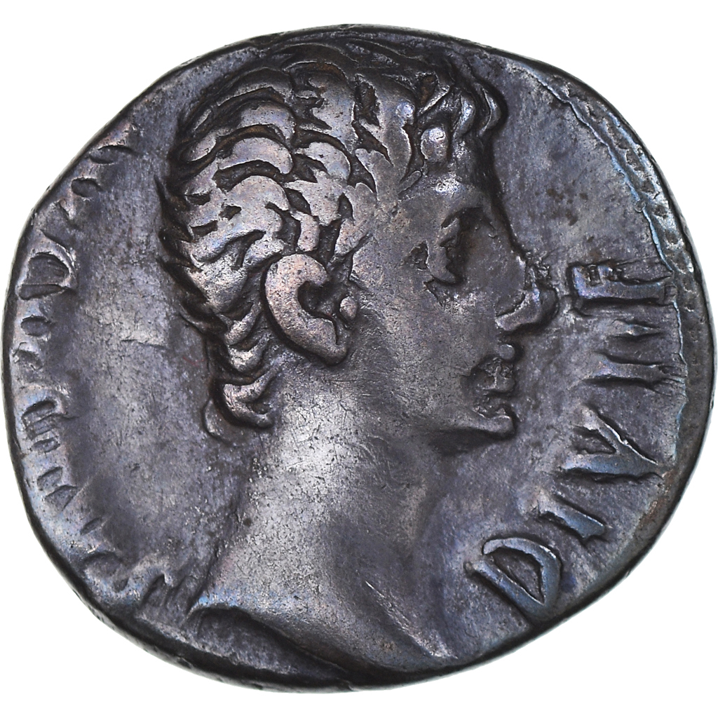 Coin, Ancient Rome, Roman Empire (27 BC – AD 476), Augustus, Denarius ...
