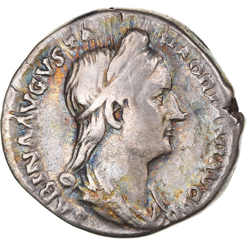 Coin, Ancient Rome, Roman Empire (27 BC – AD 476), Sabina, Denarius, 115