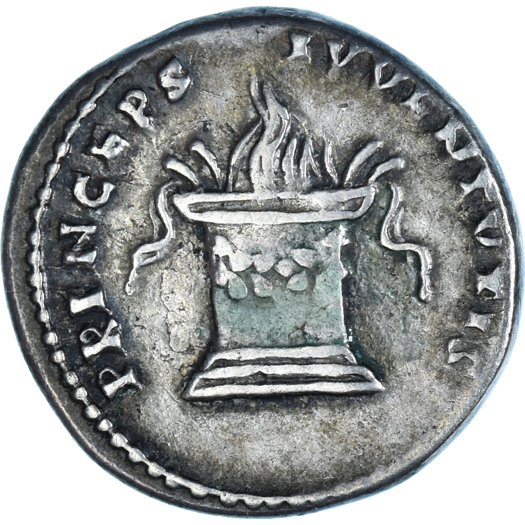 Coin, Ancient Rome, Roman Empire (27 BC – AD 476), Domitian, Denarius, 80