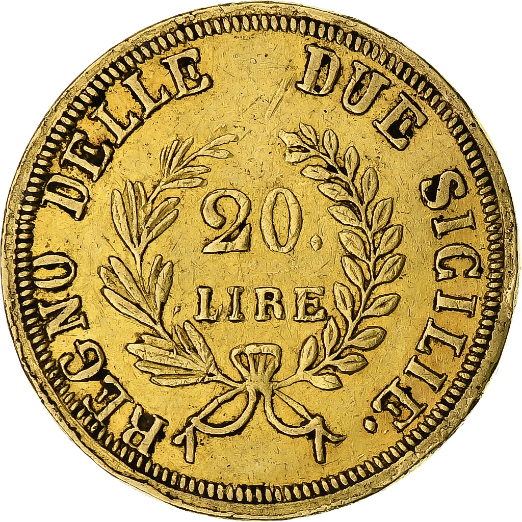 Coin, ITALIAN STATES, NAPLES, Joachim Murat, 20 Lire, 1813, Naples,