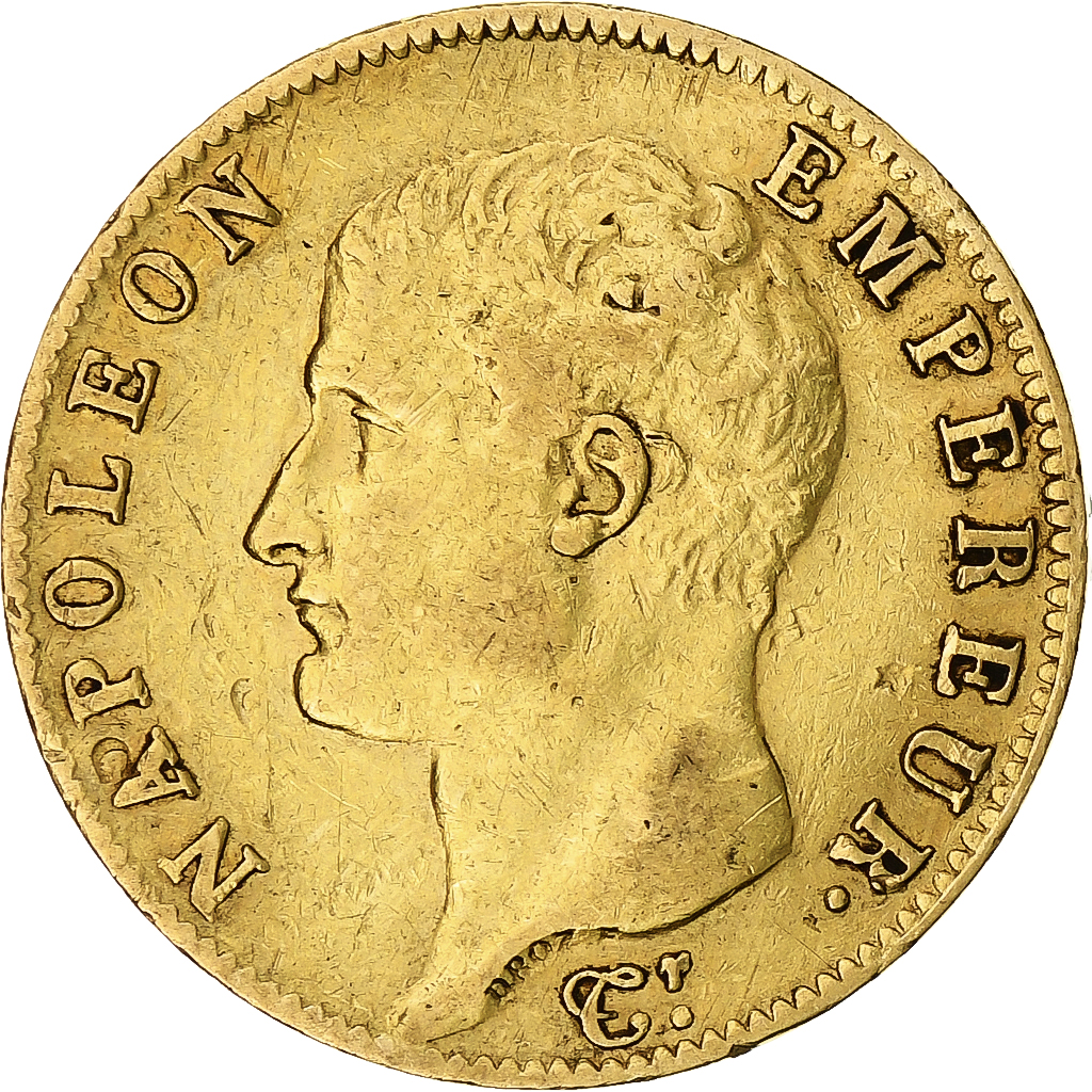 Coin, France, Napoleon I, 20 Francs, AN 14, Paris, , Gold, KM:663.1