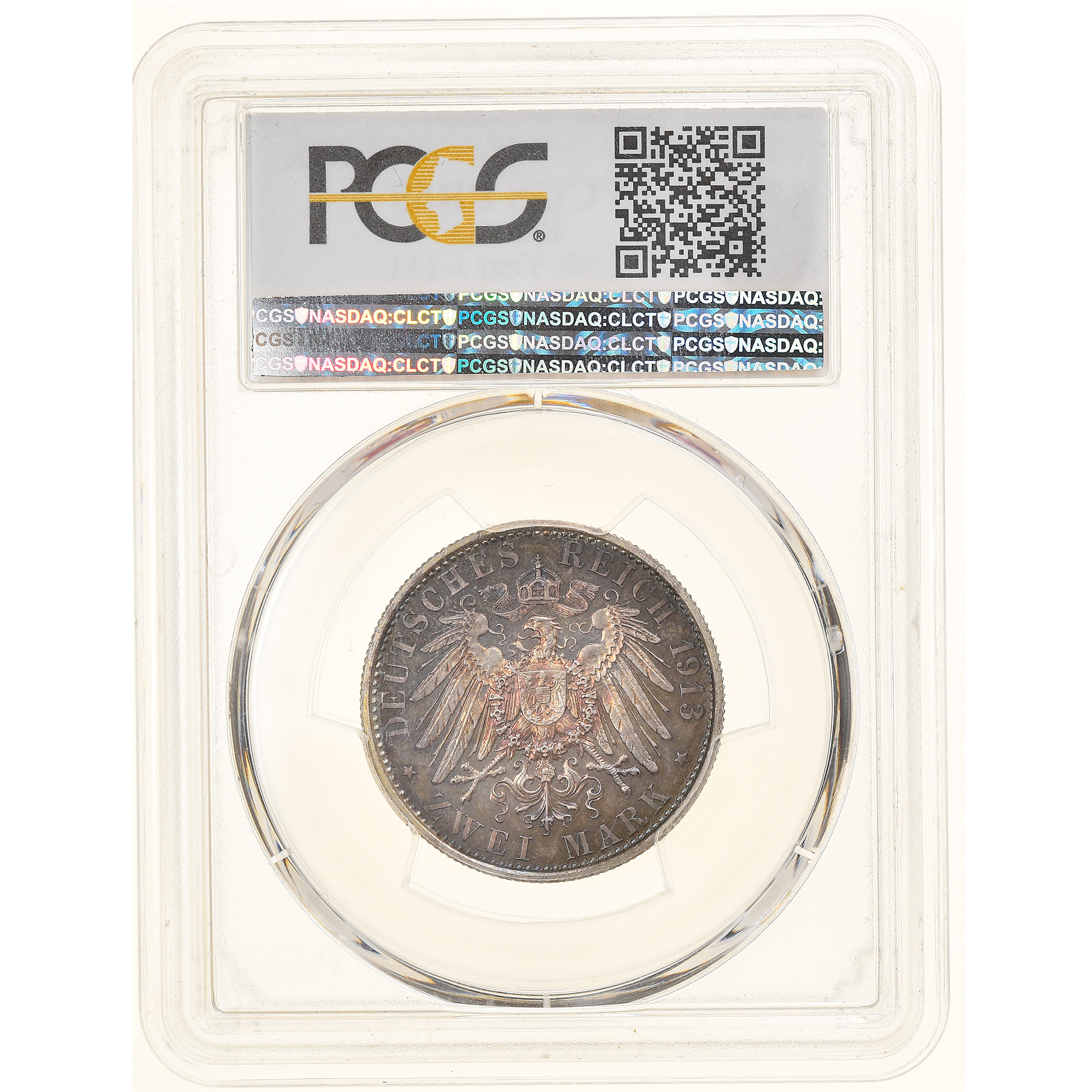 Coin, German States, PRUSSIA, Wilhelm II, 2 Mark, 1913, Berlin, Proof, PCGS