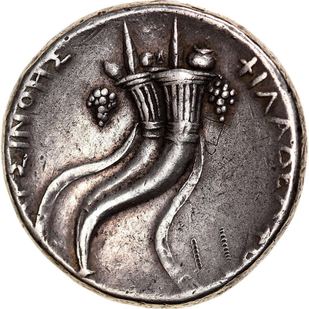 Coin, Egypt, Ptolemaic Kingdom, Arsinoe II, Decadrachm, 249 BC, Alexandria