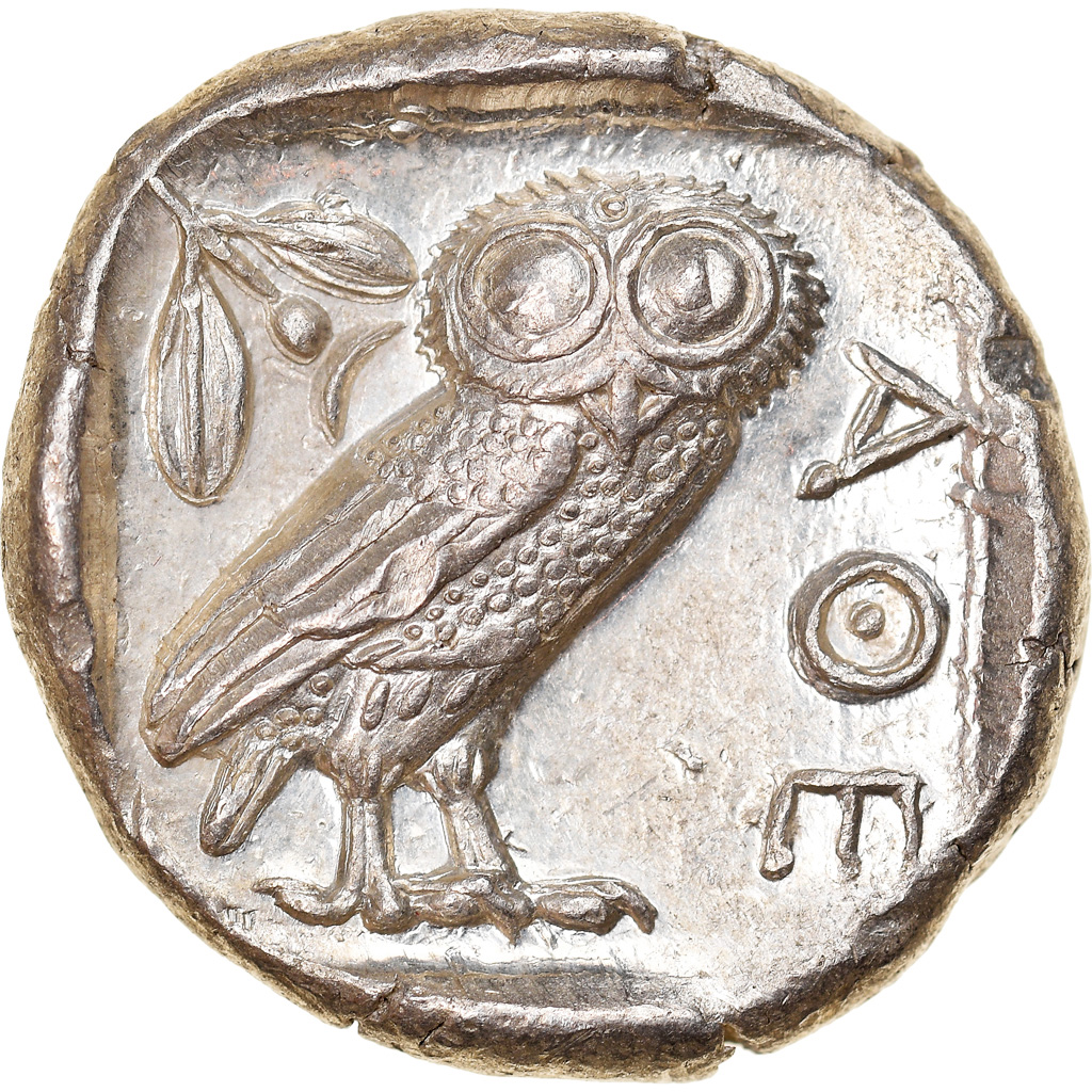 Coin, Attica, Athens, Tetradrachm, 490-407 BC, Athens, , Silver