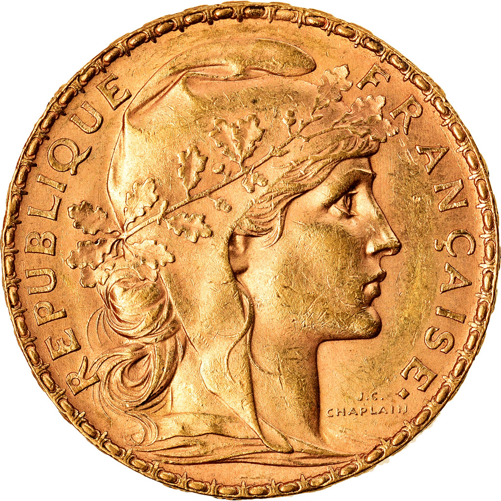 Coin, France, Marianne, 20 Francs, 1908, Paris, , Gold, KM:857
