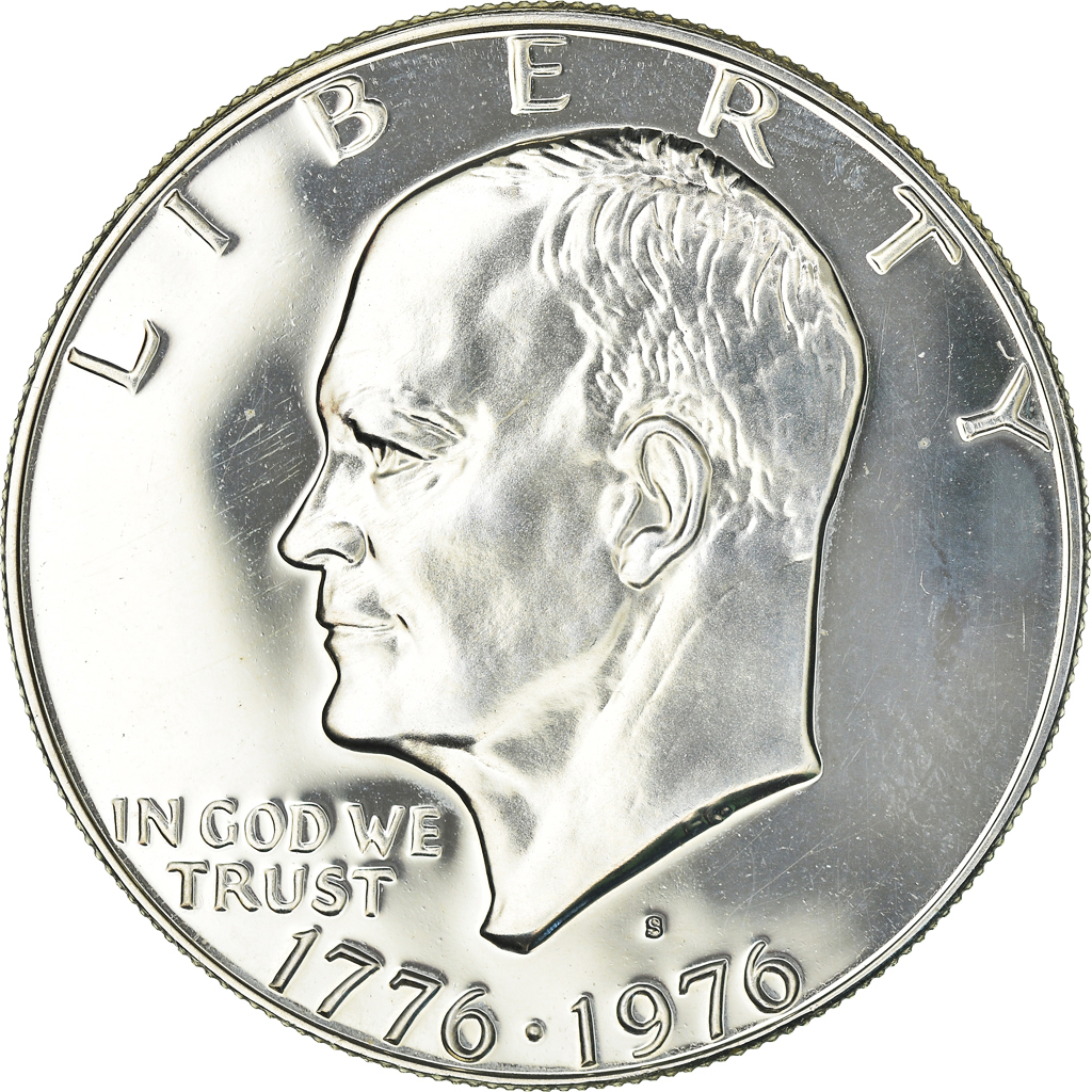 Coin, United States, Eisenhower Dollar, 1976, San Francisco, | Dollars