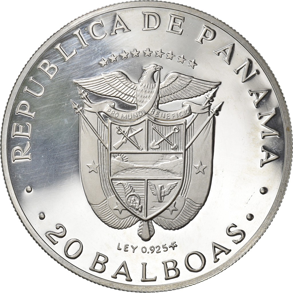 [#888805] moneda, panamá, 20 balboas, 1975, u.s - Comprar Monedas de ...