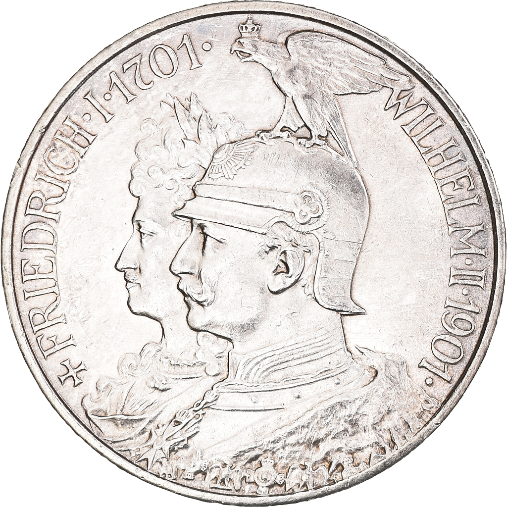 Coin, German States, PRUSSIA, Wilhelm II, 2 Mark, 1901, Berlin,