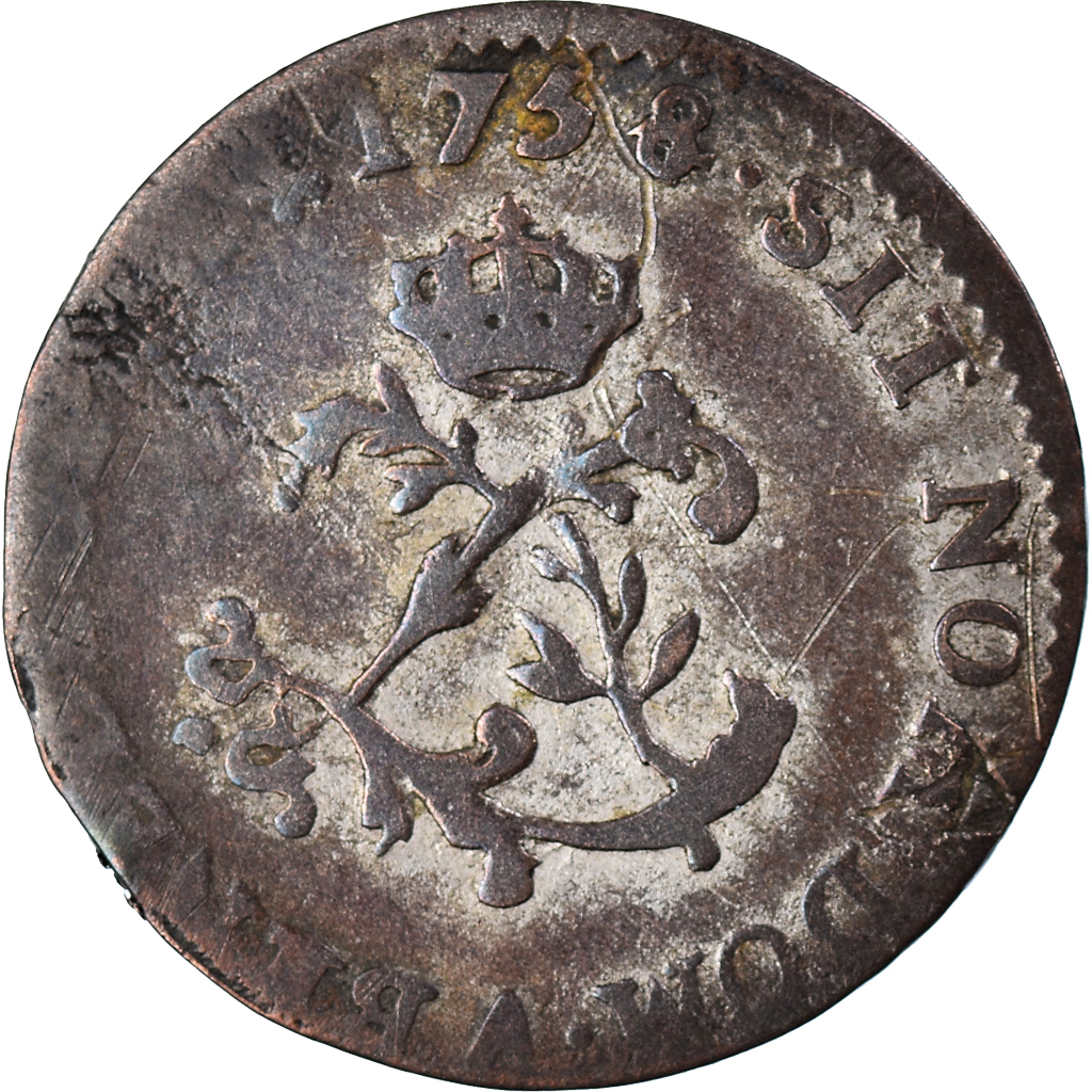 Coin, France, Louis XV, Double Sol, 1758, Paris, , Billon, KM:500.1
