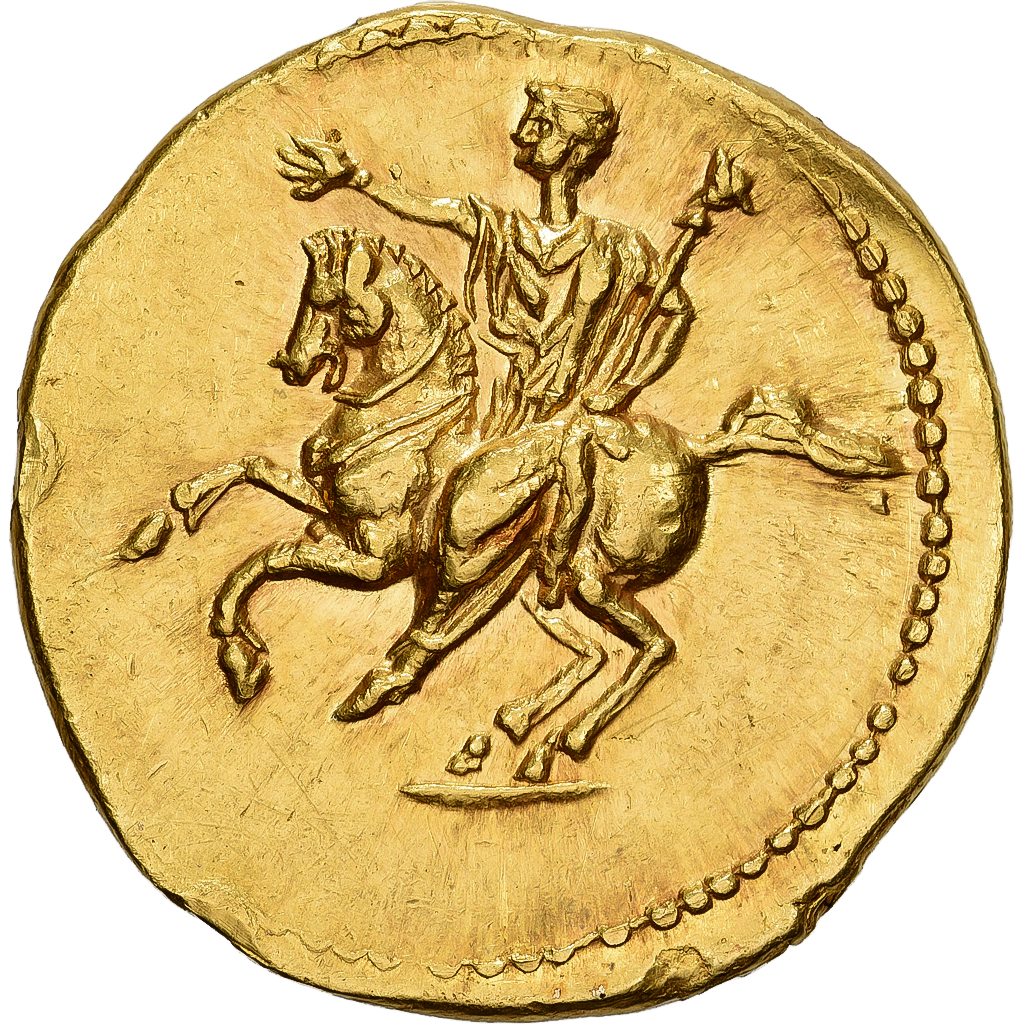 Domitian, Aureus, 73, Rome, Gold, MS(60-62), RIC:540 | Roman Imperial Coins