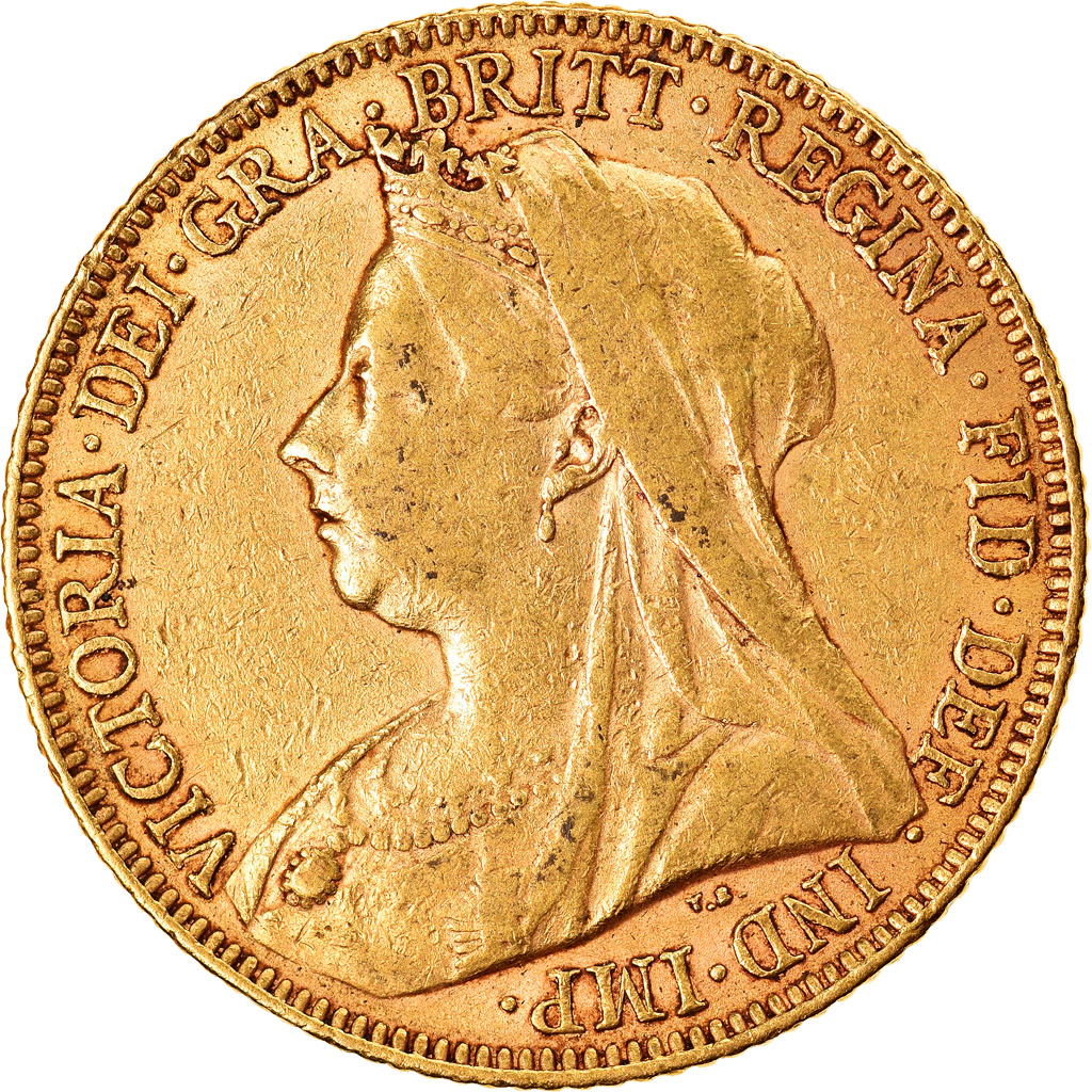 Coin, Great Britain, Victoria, Sovereign, 1899, , Gold, KM:785