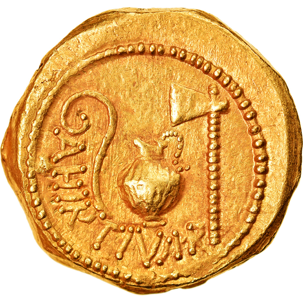Coin, Julius Caesar, Aureus, 46 BC, Rome, , Gold, Calicó :37b