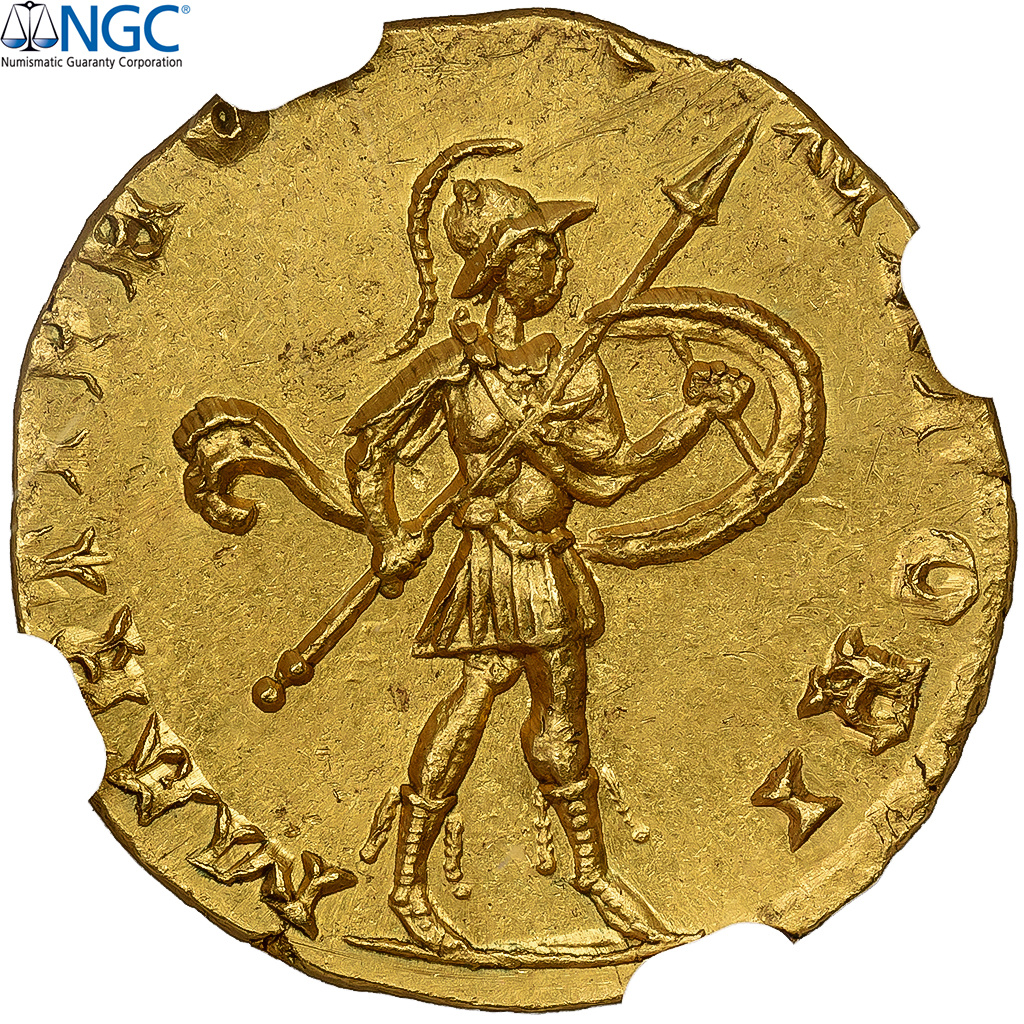 Gallienus, Aureus, 260-268, Siscia, Unpublished, Gold, NGC, | Roman ...