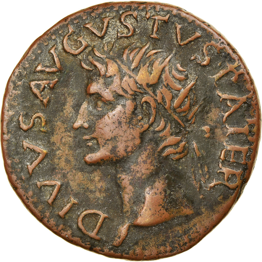 Coin, Divus Augustus, Dupondius, 34-37, Rome, , Bronze, RIC:82