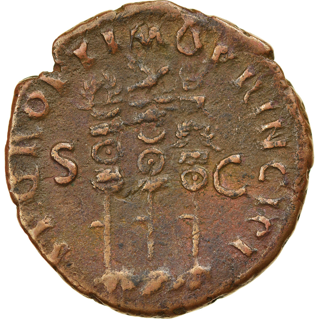 Coin, Trajan, As, 103-111, Rome, , Bronze, RIC:588 | Roman Imperial Coins