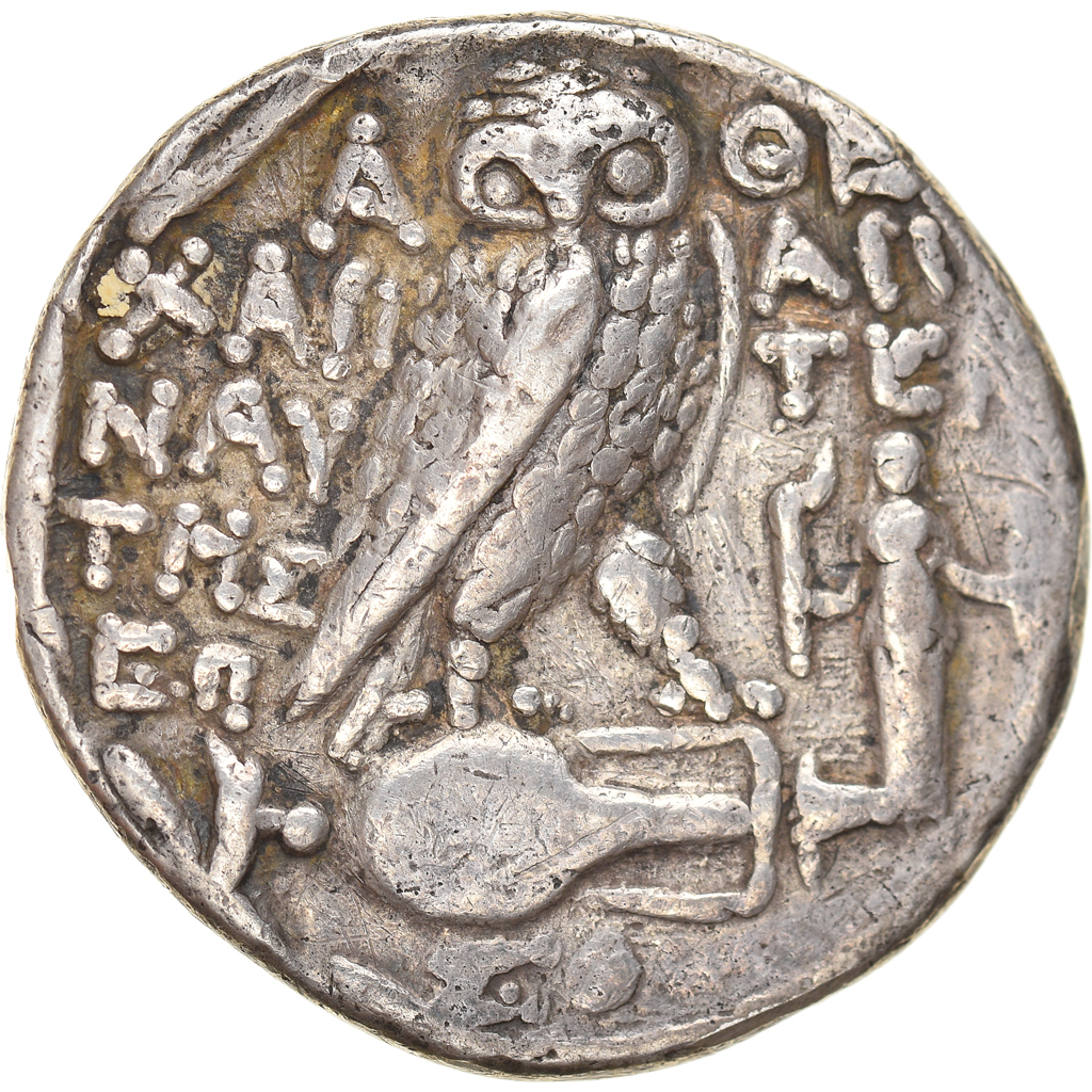 Coin, Attica, Athens, Tetradrachm, 144-143 BC, Athens, , Silver