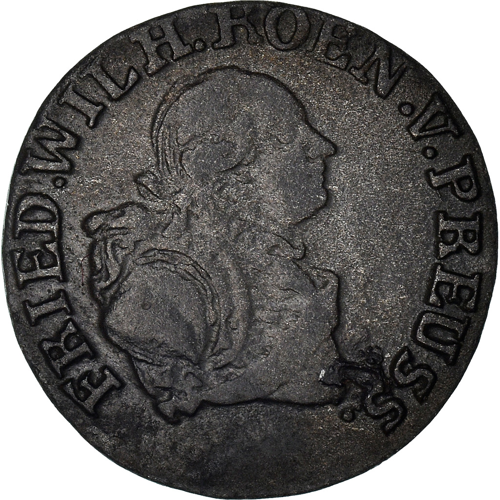 Coin, Poland, EAST PRUSSIA, Friedrich Wilhelm II, Groschen, 1797 ...
