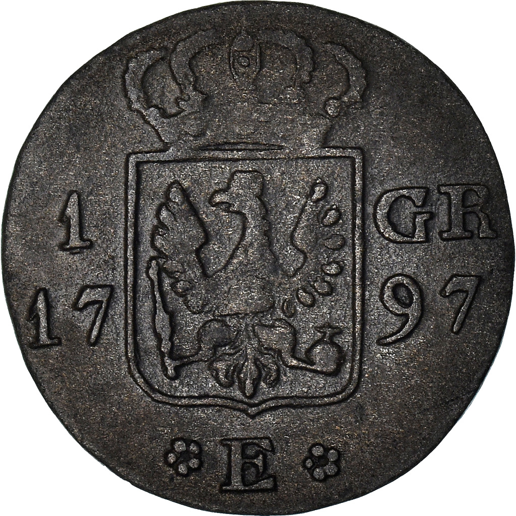 Coin, Poland, EAST PRUSSIA, Friedrich Wilhelm II, Groschen, 1797 ...