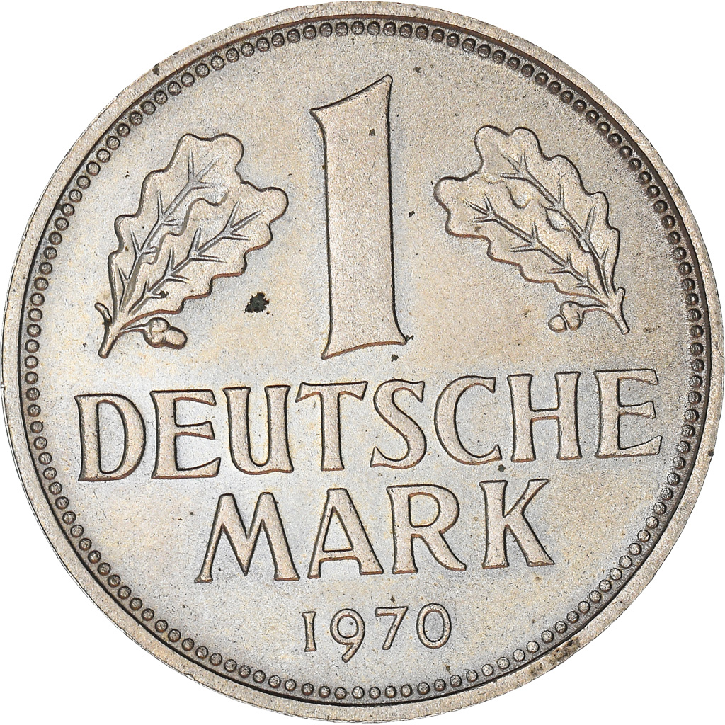 Coin, GERMANY - FEDERAL REPUBLIC, Mark, 1970, Stuttgart, | European Coins