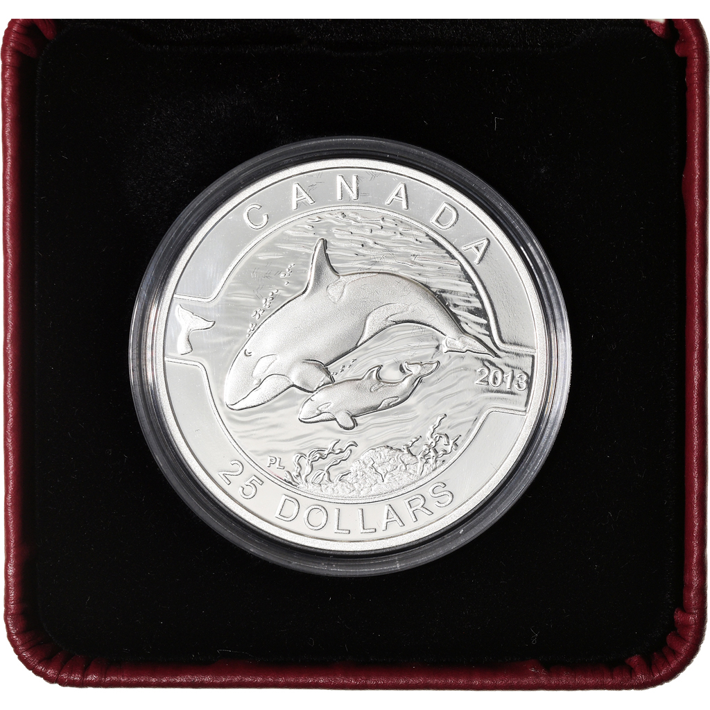 Coin, Canada, Elizabeth II, The Orca, 25 Dollars, 2013, , Silver