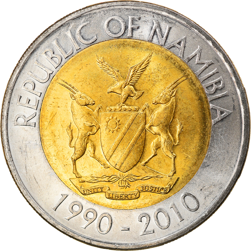 Coin, Namibia, 10 Dollars, 2010, , Bi-Metallic, KM:21 | African Coins