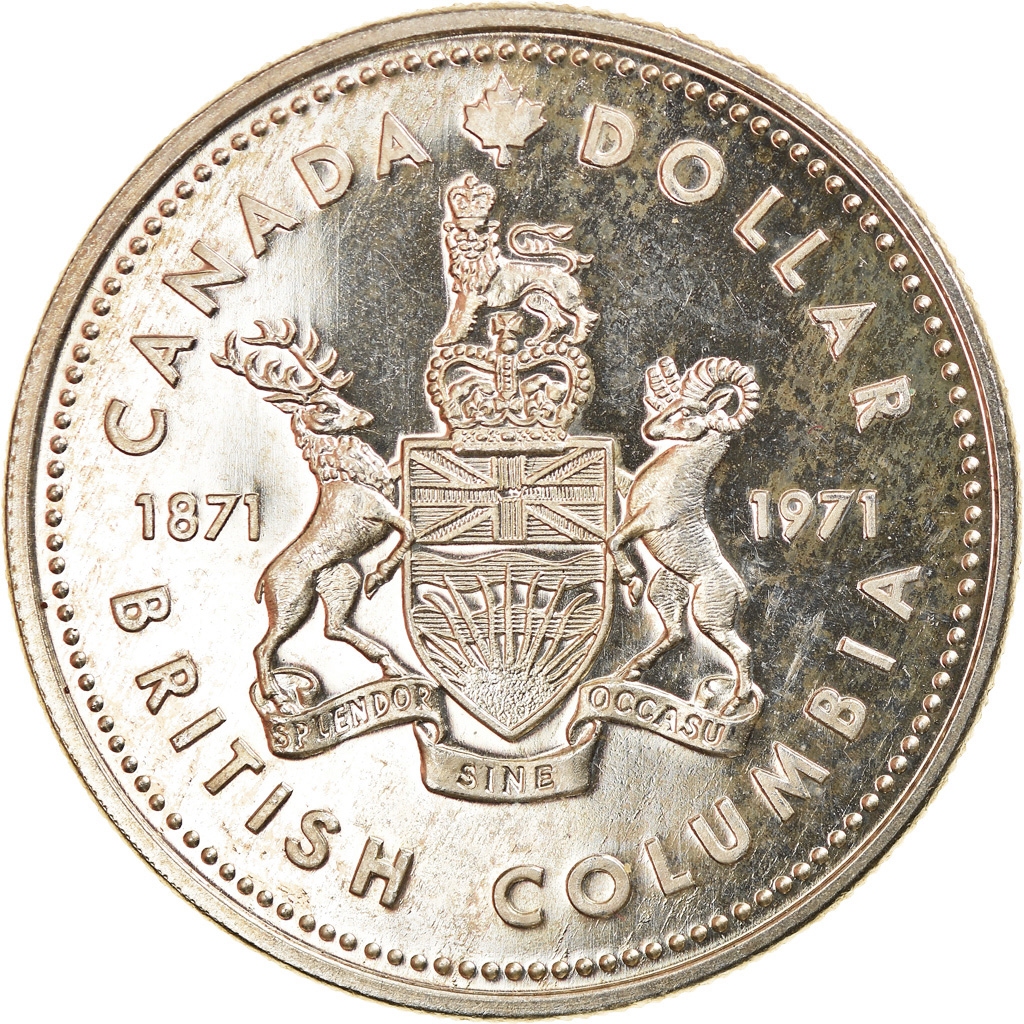 Coin, Canada, Elizabeth II, Dollar, 1971, Royal Canadian Mint, Ottawa,
