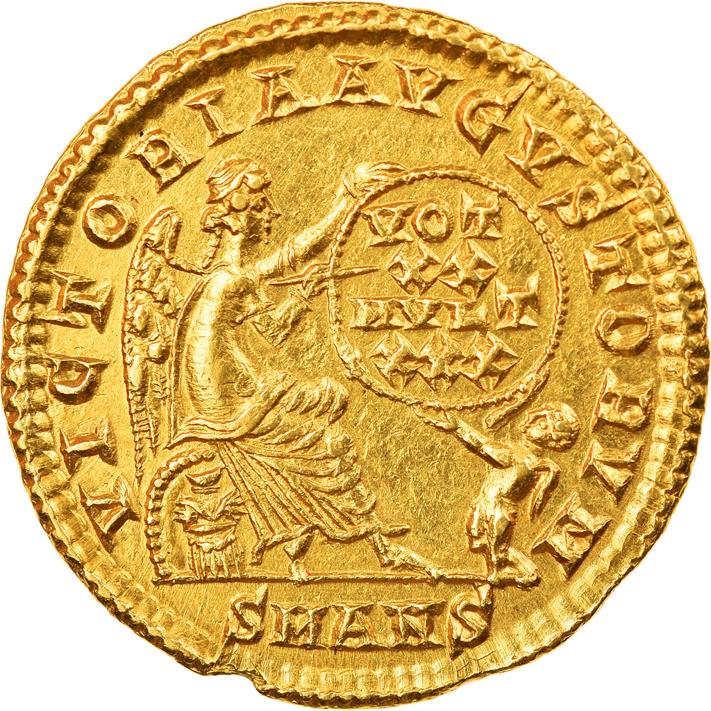 Coin, Constantine II, Solidus, 317-340, Antioch, , Gold, RIC:23