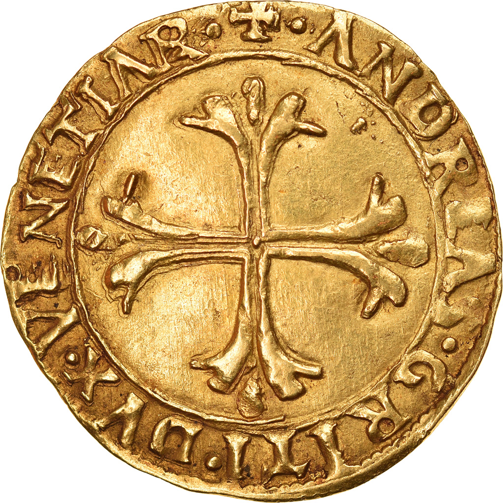 Coin, Italy, VENICE, Andrea Gritti, Scudo, Venice, , Gold | European Coins