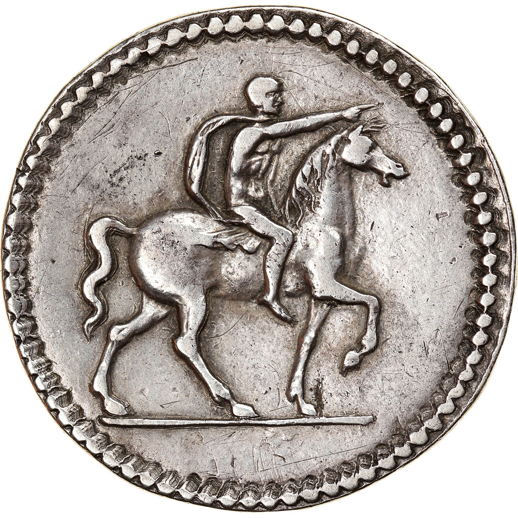 Coin, ITALIAN STATES, Ercole I d'Este, Teston, 1502-1504, Ferrara, Very ...